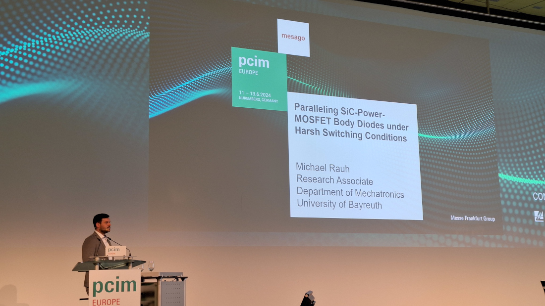 Präsentation neuester Ergebnisse auf der PCIM 2024
